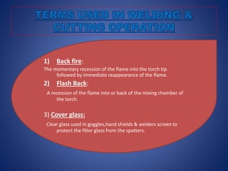 welding & gas cutting.pptx for hot work safety related isssies | PPTX