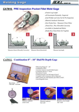 Welding gauge equipments | PDF