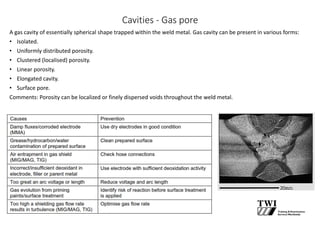Welding Imperfections & Materials Inspection | PDF
