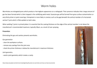 Welding Imperfections & Materials Inspection | PDF