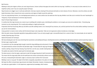 Welding Imperfections & Materials Inspection | PDF