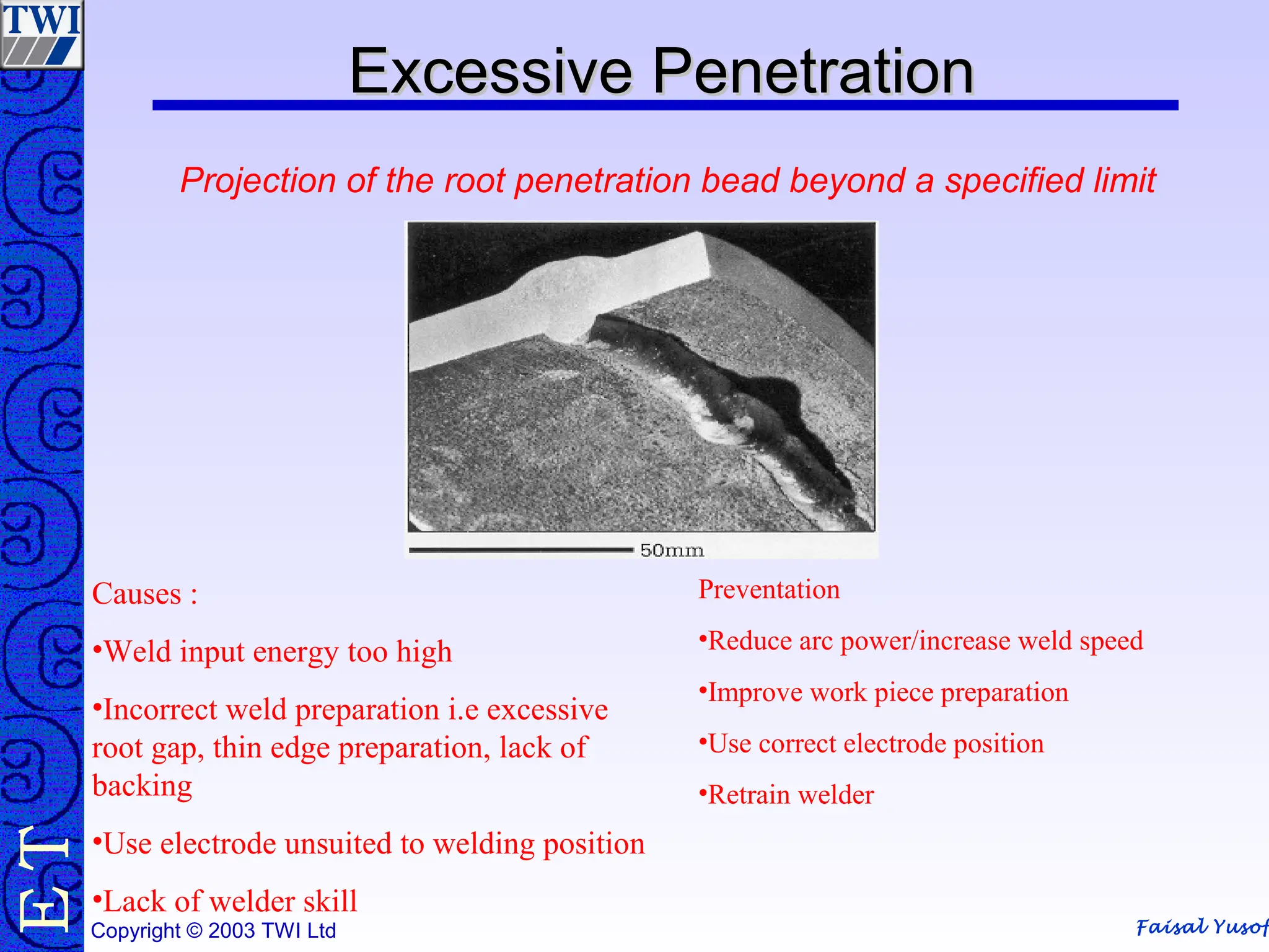 Welding Inspection Defects and Repairs WIS5 | PDF