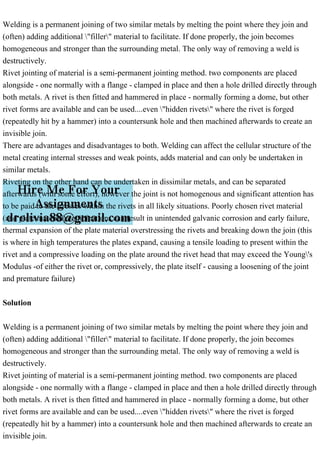 Welding is a permanent joining of two similar metals by melting the .pdf