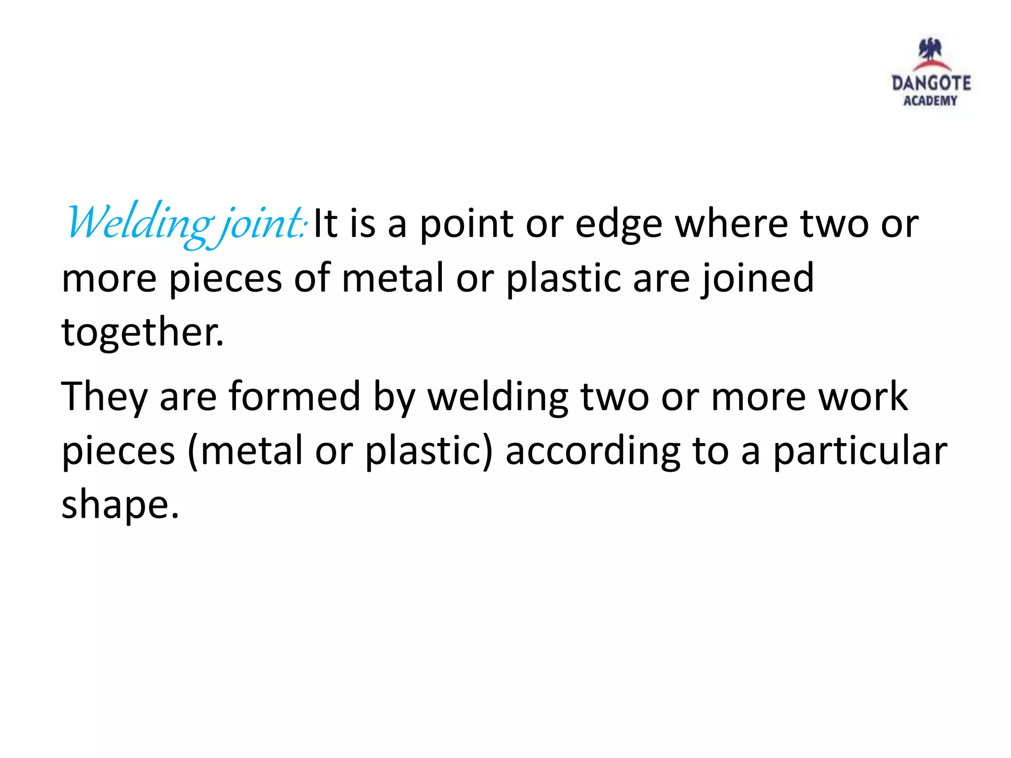 Welding joints and processes | PPT