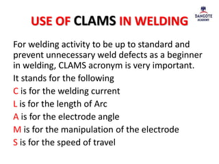 Welding joints and processes | PPTX