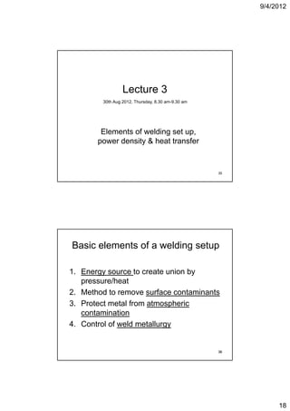 Welding lectures 1 4 | PDF