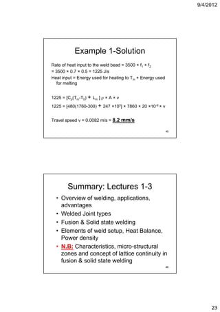 Welding lectures 1 4 | PDF