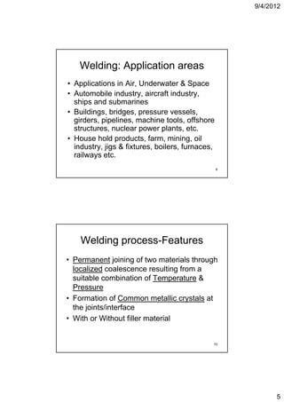 Welding lectures 1 4 | PDF