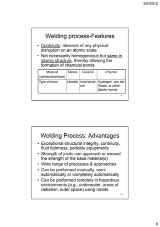 Welding lectures 1 4 | PDF