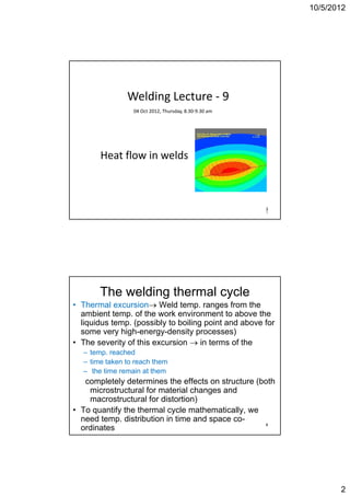 Welding lectures 9 10 | PDF