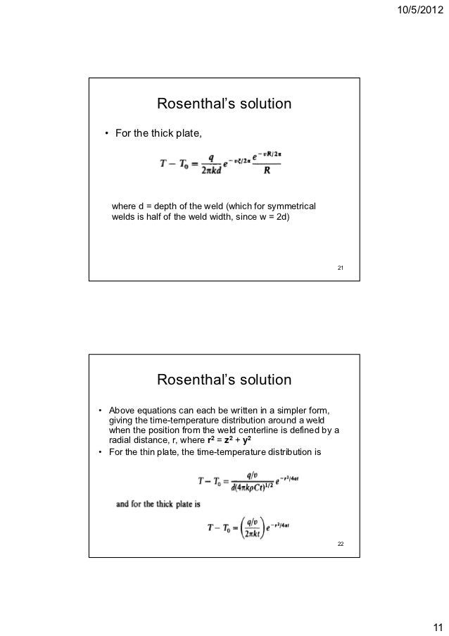 Welding Lectures 9 10