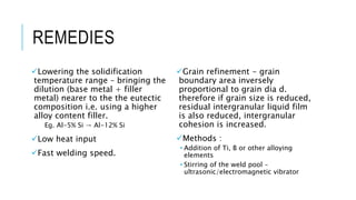 Welding of aluminum alloys | PPTX