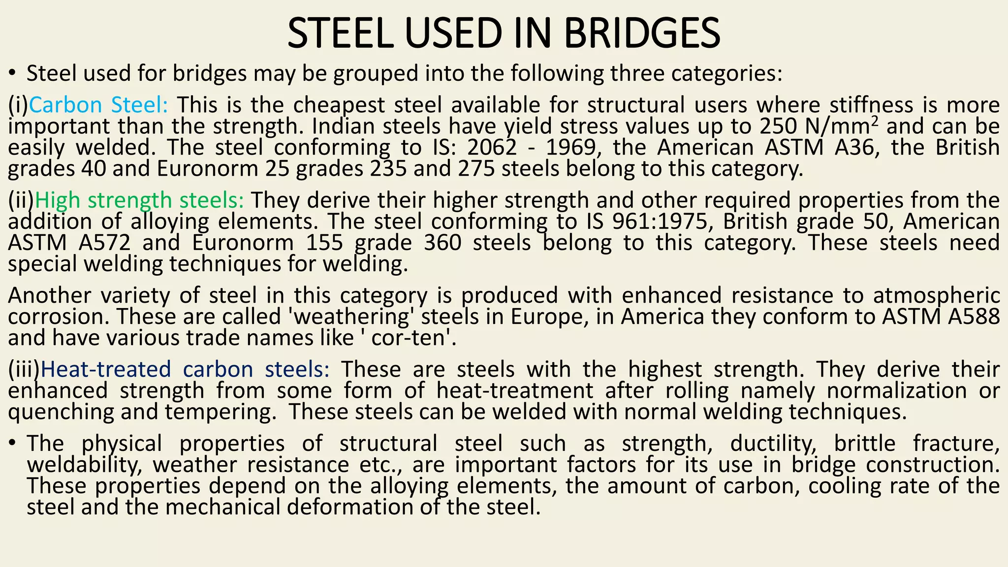 Welding of steel bridges | PPTX