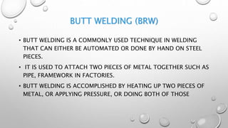 electric welding and its type | PPTX | Chemistry | Science