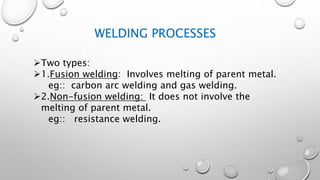 electric welding and its type | PPTX
