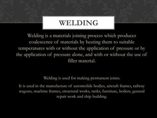 Introduction to WELDING Technology Presentation.ppt