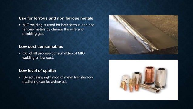 Metal Inert Gas (MIG)/ Metal Active Gas (MAG) Welding | PPTX ...