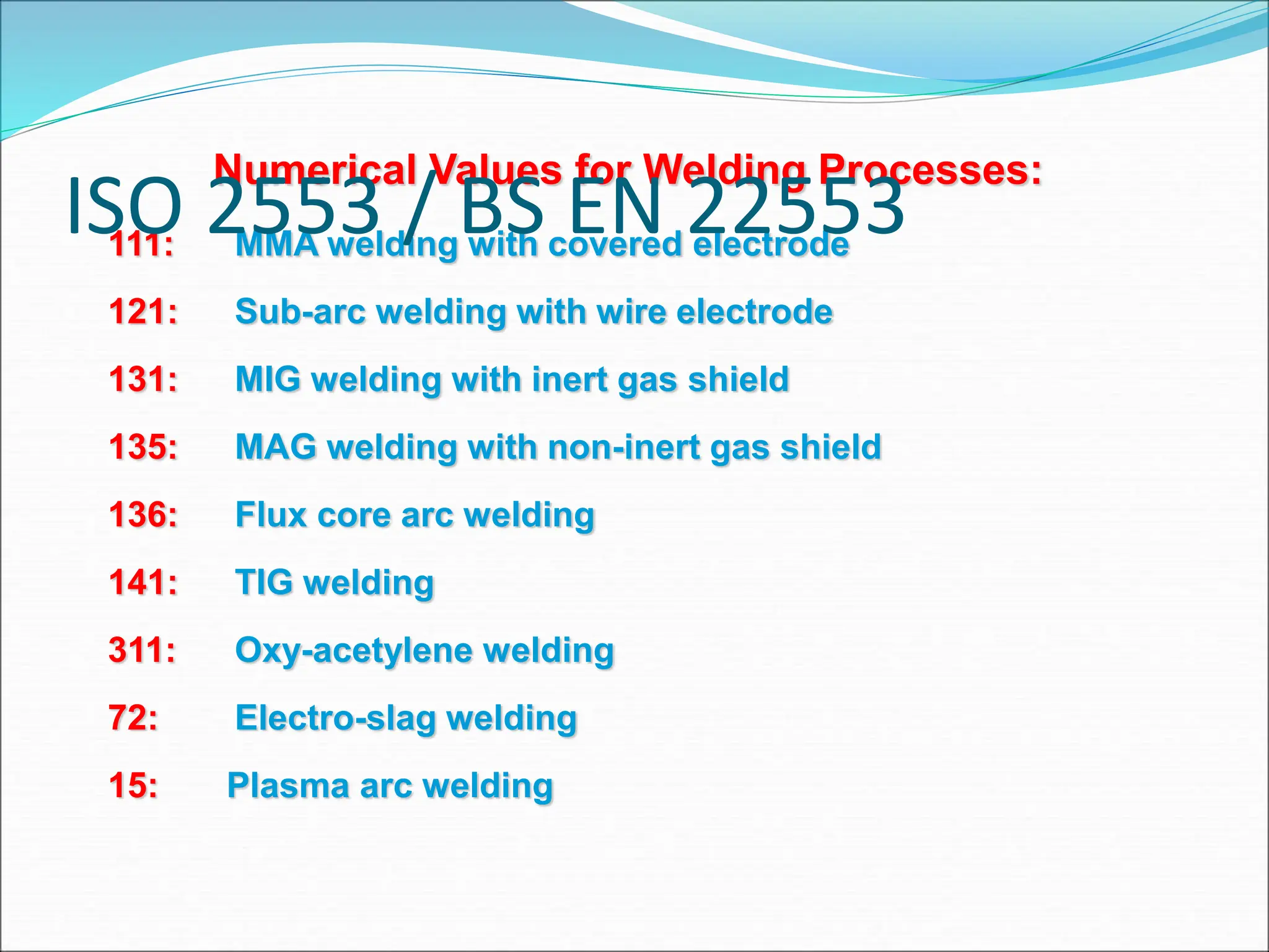 CSWIP 3.1 Welding Inspection / Welding Symbols | PPT