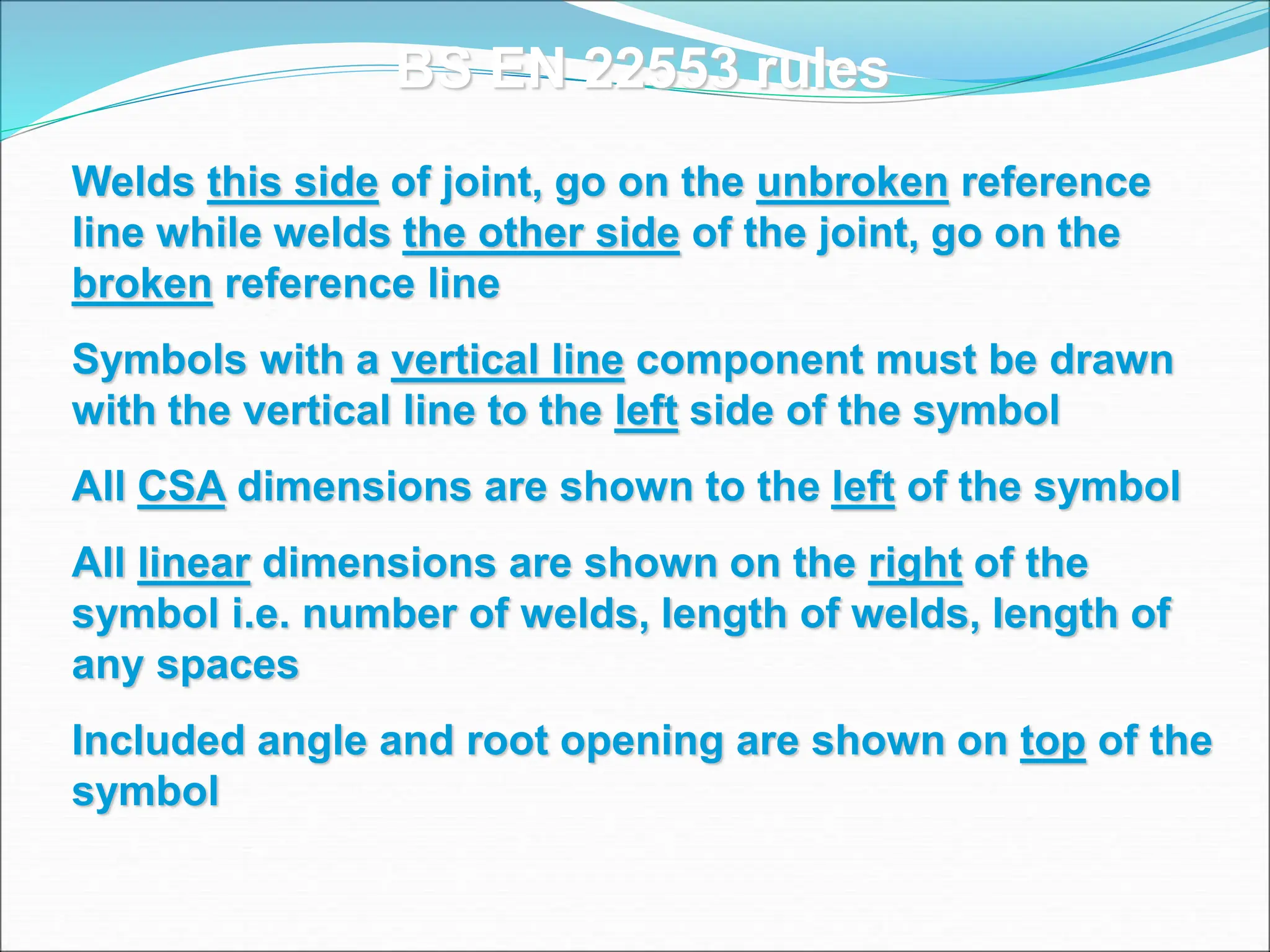 CSWIP 3.1 Welding Inspection / Welding Symbols | PPT