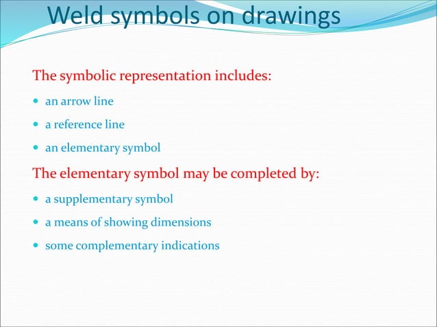 CSWIP 3.1 Welding Inspection / Welding Symbols | PPT