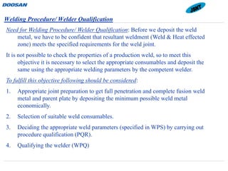 welding procedure-P F number And WPS.ppt
