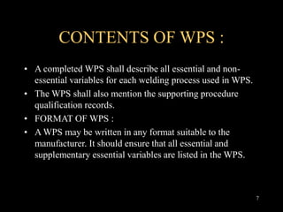 WELDING PROCEDURES and WELDERS QUALIFICATION .ppt
