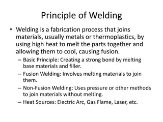 Welding Process introduction of basics of welding | PPT