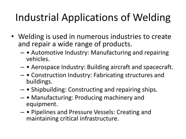 Welding Process introduction of basics of welding | PPT