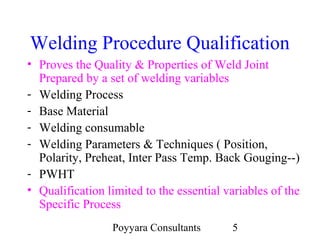 Welding qualification a | PPT