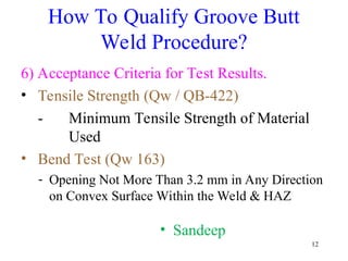 Welding_qualification_PPT.ppt , for inspection engineers | PPT
