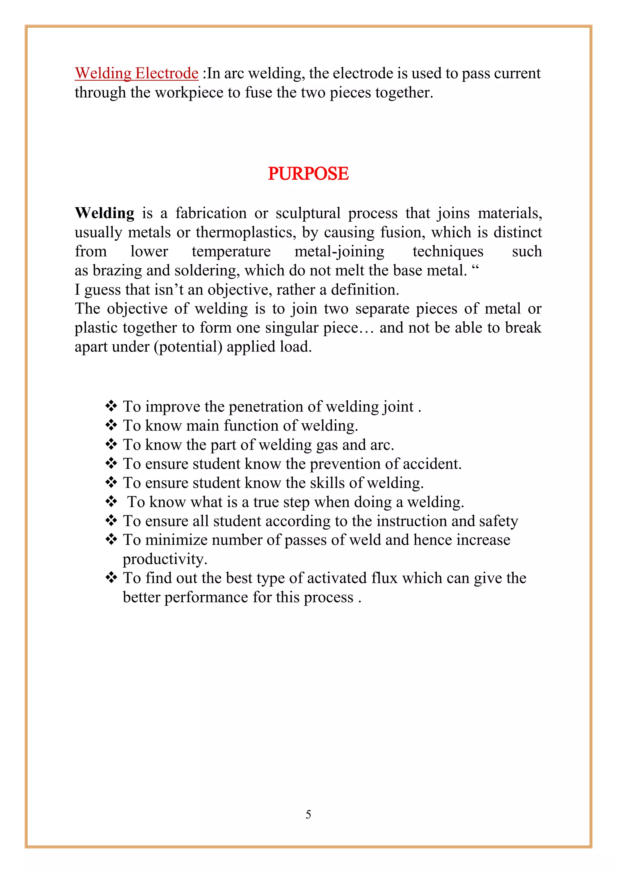 Welding report Amar Askandar | PDF