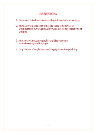 Welding report Amar Askandar | PDF