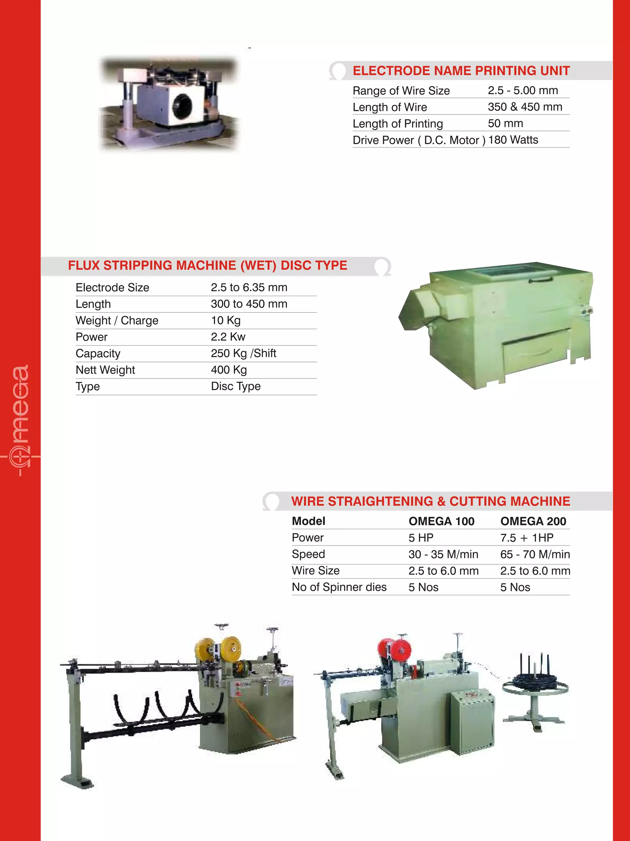 Welding rod electrode and MIG wire manufacturing plant omega India | PDF