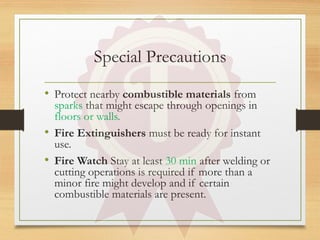 Welding Safety for operator working .ppt