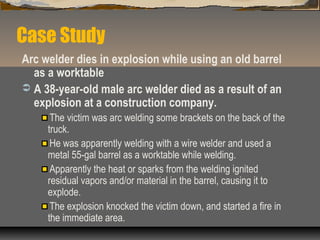 Welding safety hazard | PPT
