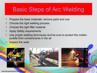Arc Welding | PPT | Chemistry | Science