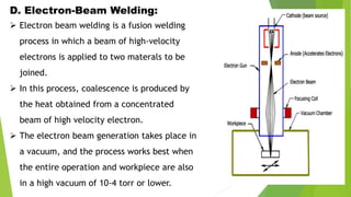 WELDING and its types for mechanical electrical | PPTX