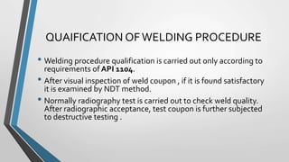 Welding works in steel piping | PPTX | Physics | Science
