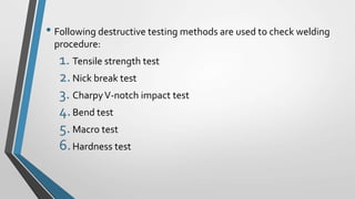 Welding works in steel piping | PPTX | Physics | Science