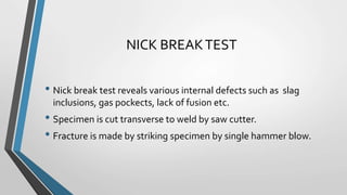 Welding works in steel piping | PPT