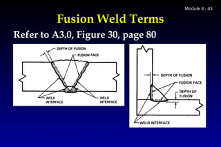Module 4 :Weld Joint Geometry/welding and NDE symbols | PPTX