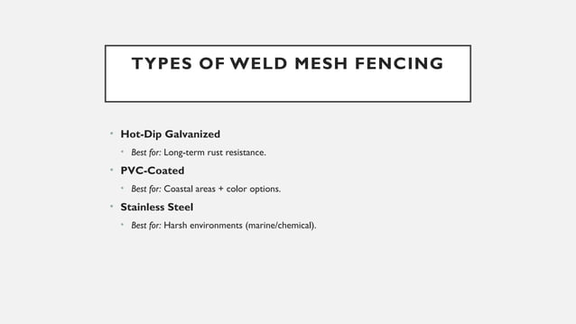 Weld Mesh Fencing The Ultimate Guide.pptx