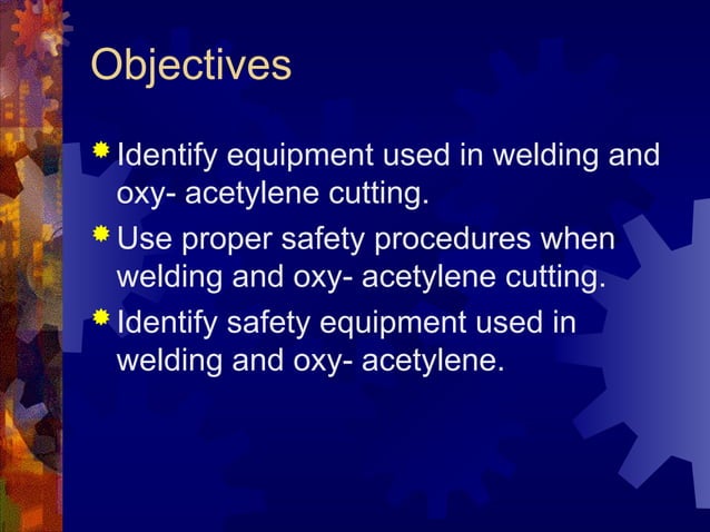 weldoxy pre cautions for oxy acetylene welding at work place.ppt