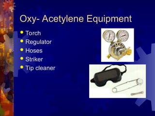 weldoxy pre cautions for oxy acetylene welding at work place.ppt