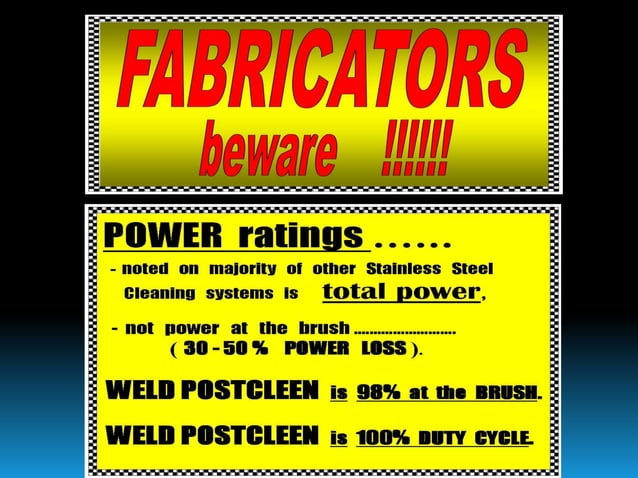 Weld Cleaning Solutions | PPT