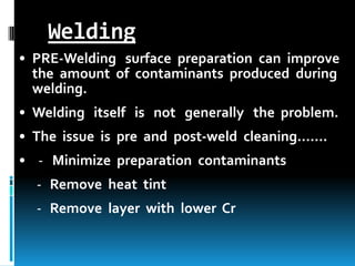 Weld Cleaning Solutions | PPT