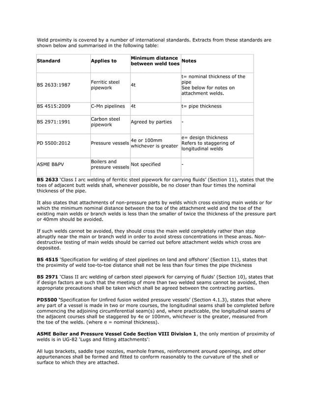 Weld proximity | PDF | Physics | Science