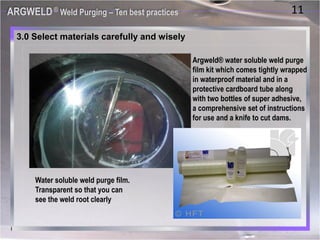 Weld Purging 2011 Best Practices | PDF