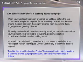 Weld Purging 2011 Best Practices | PDF