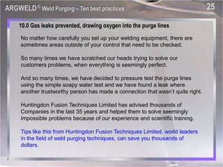 Weld Purging 2011 Best Practices | PDF